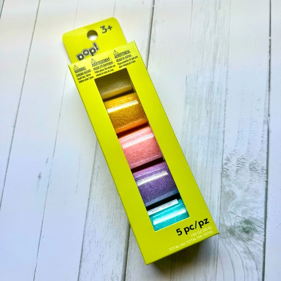 pop | Office | New Pop Glitter Shakers 5pack Perfect For Crafts Diy ...